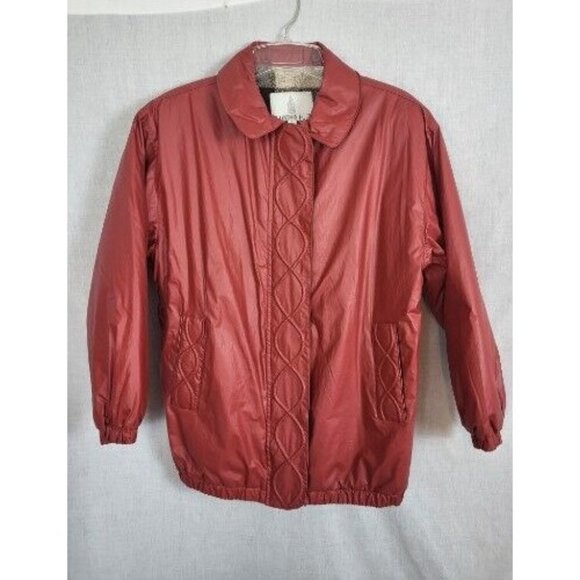 London Fog | Jackets & Coats | London Fog Vintage Red Leather Jacket ...